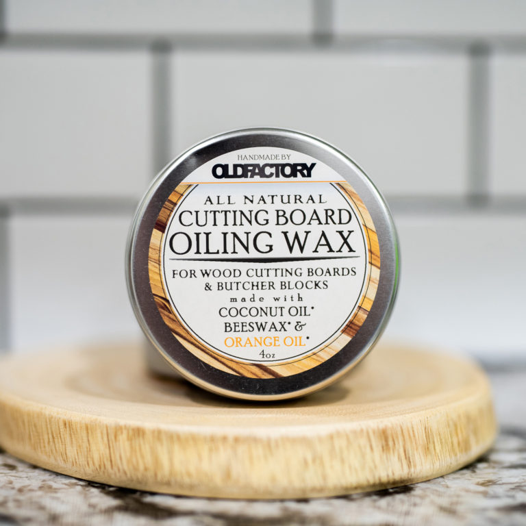 ORANGE Natural Cutting Board Wax Tin 4 oz - Natural Cutting Board Wax